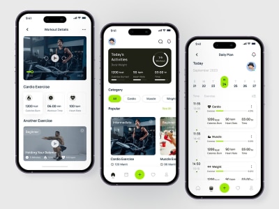 Fitness trainer app | workout tracker | android iOS gym coaching app ...