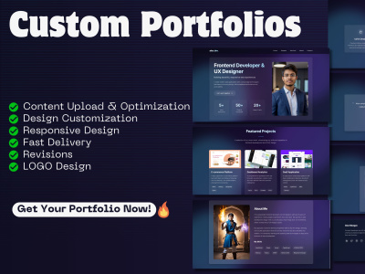 A personal portfolio website html css js | Upwork