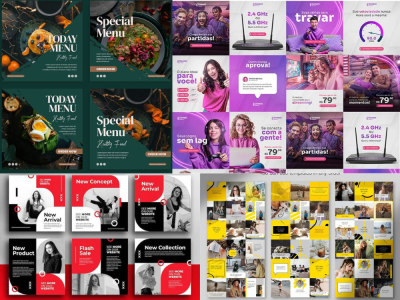 Social media post design facebook instagram ads post captions hashtag ...