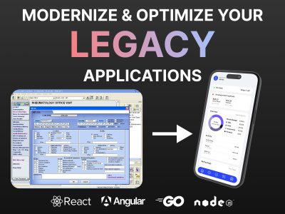 Modernize & Optimize Your Legacy Web Apps | React, AWS, NodeJS, Golang | Upwork