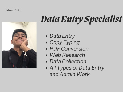 Quality Data Entry for All Types of Data Entry / Admin Work | Upwork