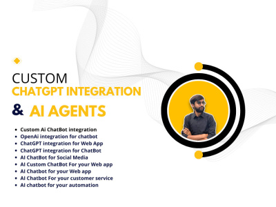 Custom ChatGPT Web APP | ChatGPT API integration | OpenAi integration | Upwork