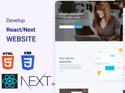 A responsive front end web applications built with React.js and Javascript | Upwork