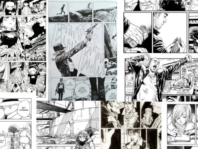 Your color your drawing comic manga illustration line art page | Upwork