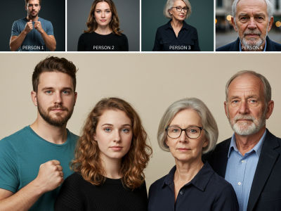 A family photo from individual photos | Upwork