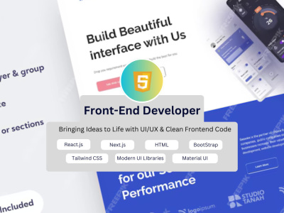 A Modern, Responsive Frontend Website Built with React, Next.js | Upwork