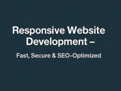 Responsive Website Design & Development | Upwork