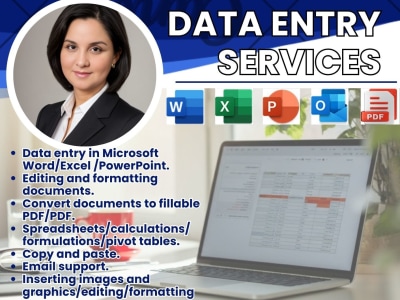 Specialist in data entry/PDF/Graphics and Images. | Upwork