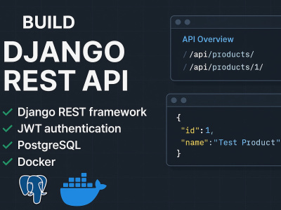 Develop a REST API with Django and PostgreSQL | Upwork