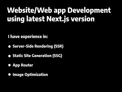 Modern Website/Web Application using NextJS | Tailwind CSS | Headless CMS | Upwork