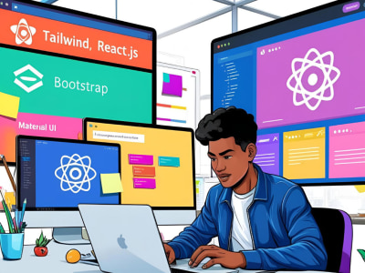 Convert Figma to React | Tailwind, MUI, SCSS, GSAP & Redux | Upwork