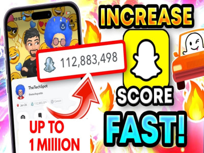 1 million snapscore to your snapchat account | Upwork