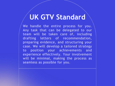 UK GTV COMPLETE APPLICATION SUPPORT, from strategy to documents. | Upwork
