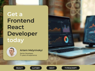 Frontend React Developer | React | Next | Gatsby | Typescript | Upwork