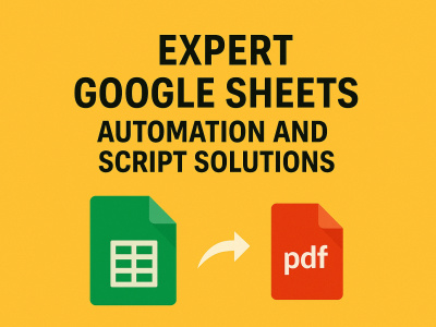 Expert Google Sheets Automation and Script Solutions | Upwork