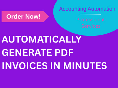 Automatically generated invoices ready to be sent to your clients | Upwork