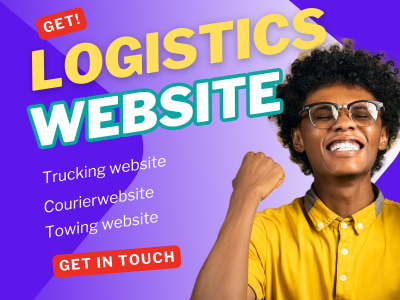 Logistics, trucking, dispatching, shipping company website | Upwork