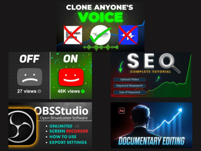 Professional, attractive clickable Thumbnail design in 24 hours | Upwork