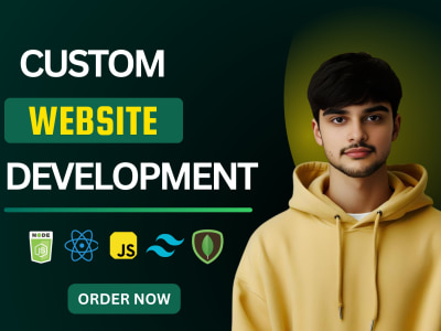 Custom website using mern stack and next.js | Upwork