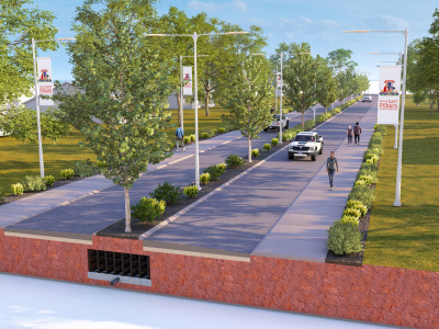 3D roadway visualizations and detailed typical urbain sections | Upwork