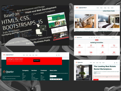 XD/PSD/Figma to responsive Front-end HTML5/CSS3/Bootstrap website code | Upwork