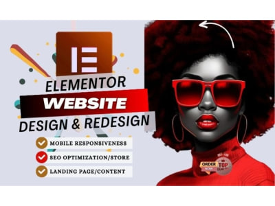 A wordpress website design using elementor pro page builder | Upwork
