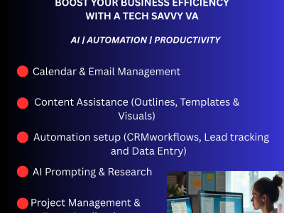 Business Efficiency with a Tech-Savvy Virtual Assistant | AI ...