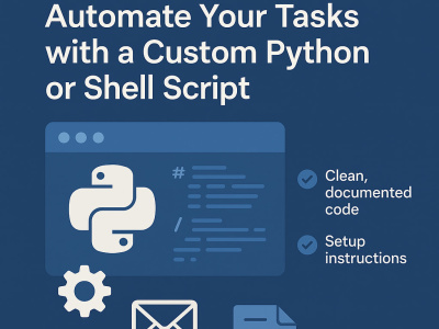 Automate Your Tasks with a Custom Python, Javascript or Shell Script | Upwork