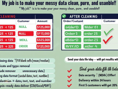 Data cleaning, preprocessing and feature engineering service | Upwork
