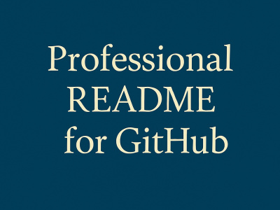 A professional, developer-ready README for GitHub projects | Upwork