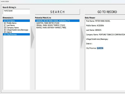 An Excel spreadsheet automation tool with database search capability ...