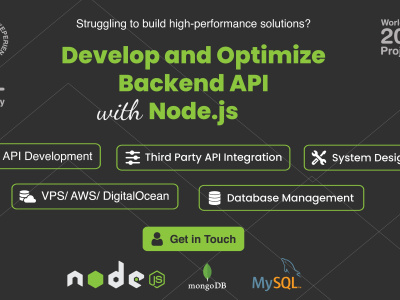 API backend using Node.js Express framework with MySQL and MongoDB GraphQL | Upwork