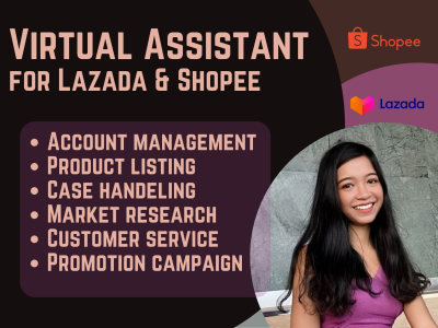 An e-commerce virtual assistant for Lazada and Shopee | Upwork