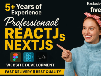 Website in react js next js tailwind gsap with animations | Upwork