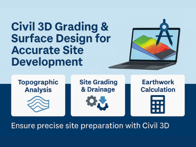 Civil 3D Grading & Surface Design for Accurate Site Development | Upwork