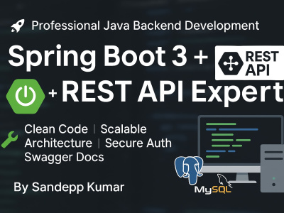 I will develop secure and scalable REST APIs using Java Spring Boot | Upwork