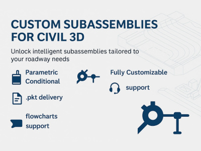 Custom Subassemblies for Civil 3D using Autodesk Subassembly Composer (SAC) | Upwork