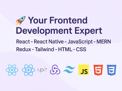 Frontend Web Developer - React - React Native - Javascript - MERN | Upwork