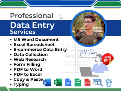 Expert Data Entry services, ensuring accuracy and reliability | Upwork