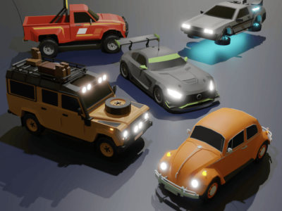 Do game ready cartoony vehicle models | Upwork