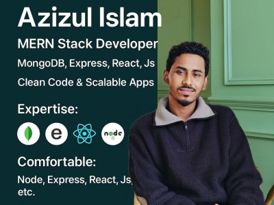 A responsive full-stack web application using MERN stack | Upwork