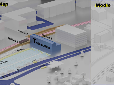 Architectural diagram, mapping, site analysis,3d model Concept ...
