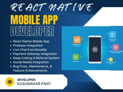 React Native Mobile App Development in iOS & Android using Firebase | Upwork