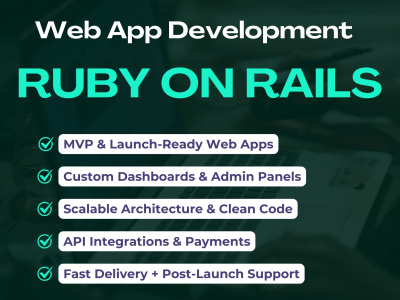 A custom Ruby on Rails Web App – Built for Startups & Small Businesses | Upwork