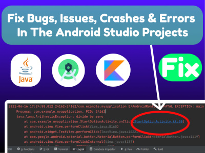 Upgrade or Fix Bugs in Existing Android and Android Studio | Upwork