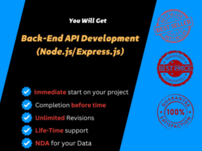 Back-End API Development with Node.js/Express.js for Scalable Solutio | Upwork