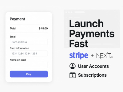 Subscription Payment Flow (Next.js, Stripe, NextAuth) | Upwork