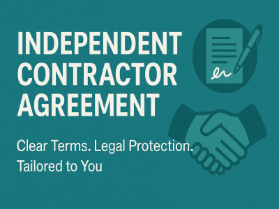 A custom Independent Contractor Agreement | Upwork