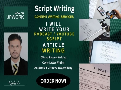 Craft compelling scripts, articles, and designs that deliver real results | Upwork