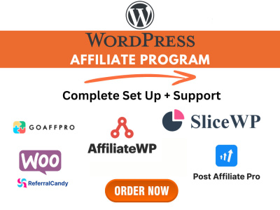 An Affiliate Program Setup for your WordPress Website | Upwork